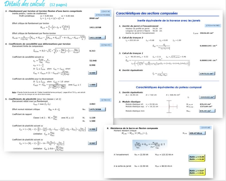 Logiciel de calcul de structure métallique - CICM Concept - MathSteel ...
