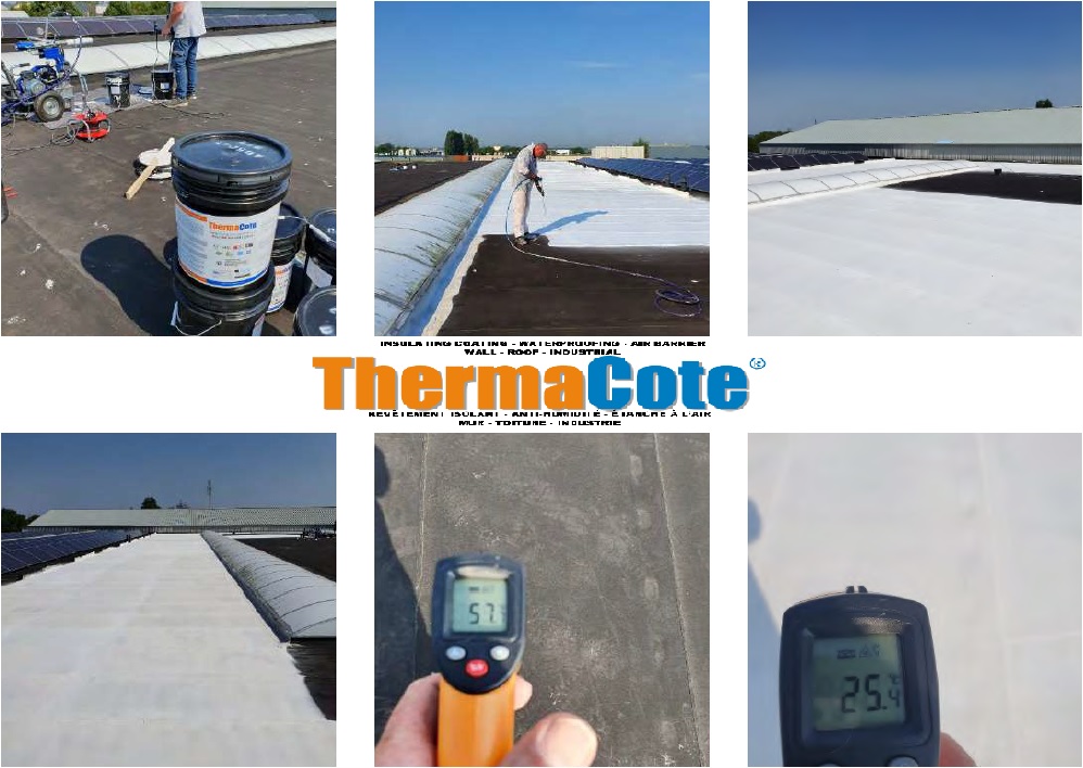 Isolation toiture - Thermacote - ThermaCote, revêtement isolant pour ...